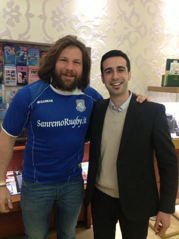 Sanremo: il campione della nazionale di Rugby Castrogiovanni ha fatto ...