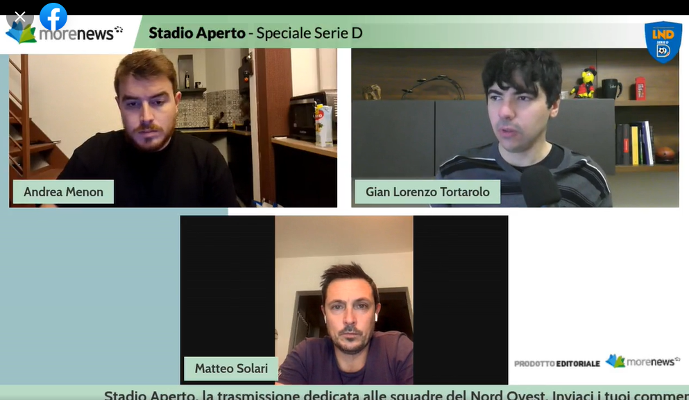 Stadio Aperto: il punto sulla Serie D insieme a mister Matteo Solari ...
